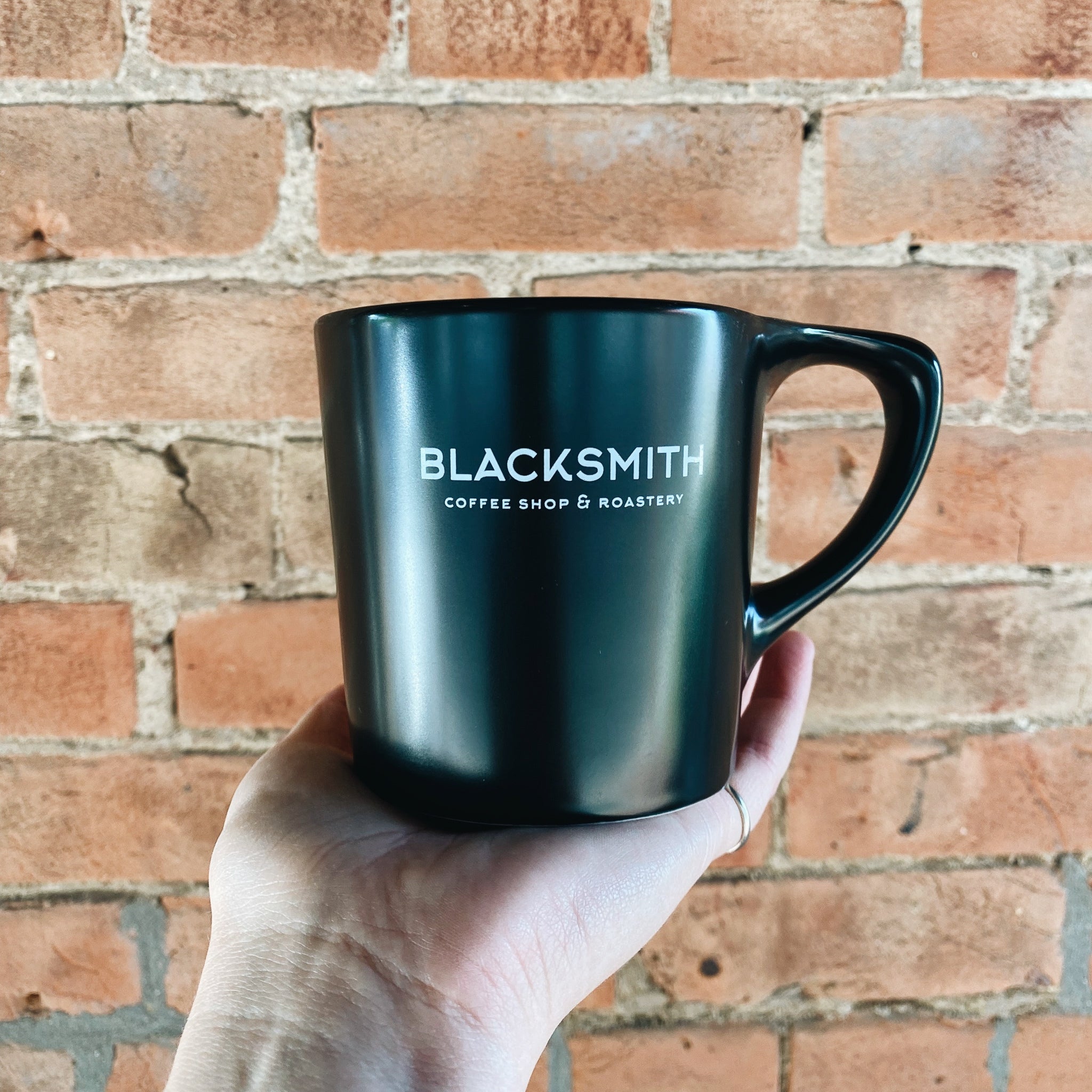 12oz. Coffee Mug | Blacksmith Coffee Shop & Roastery - Online Ordering