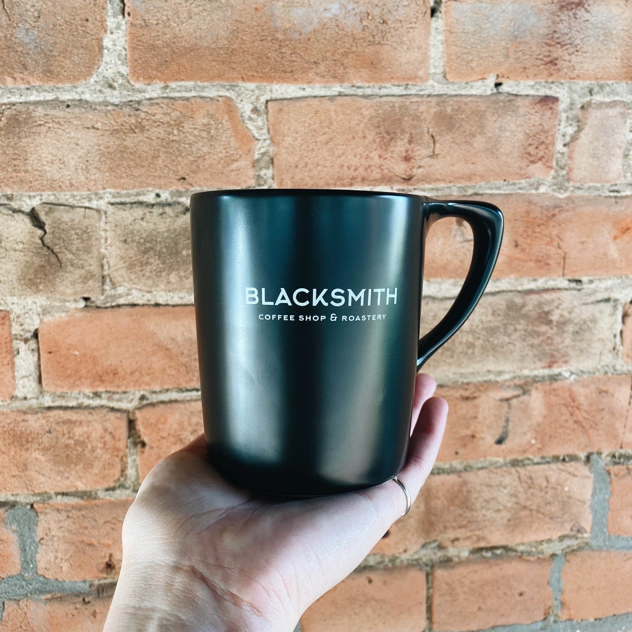 16oz. Coffee Mug | Blacksmith Coffee Shop & Roastery - Online Ordering